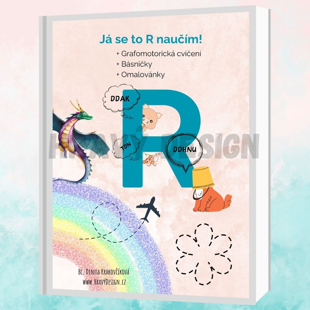 Logopedie R – Zábavná cvičení pro děti na procvičování písmene R
